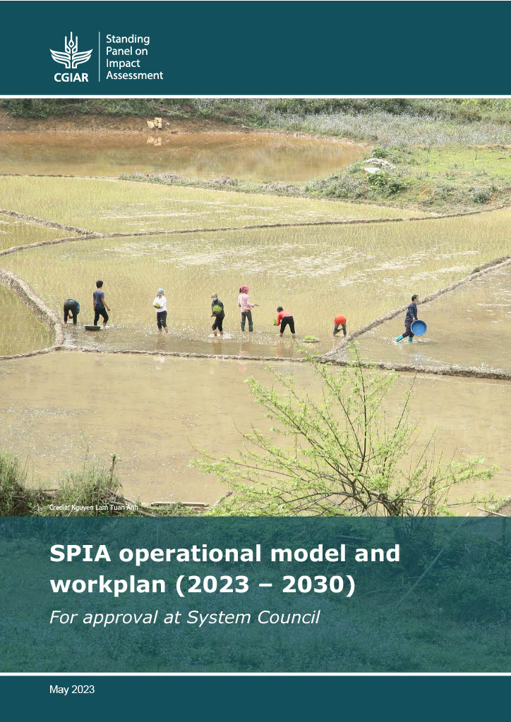 SPIA operational model and workplan (2023 – 2030) | IAES | CGIAR ...