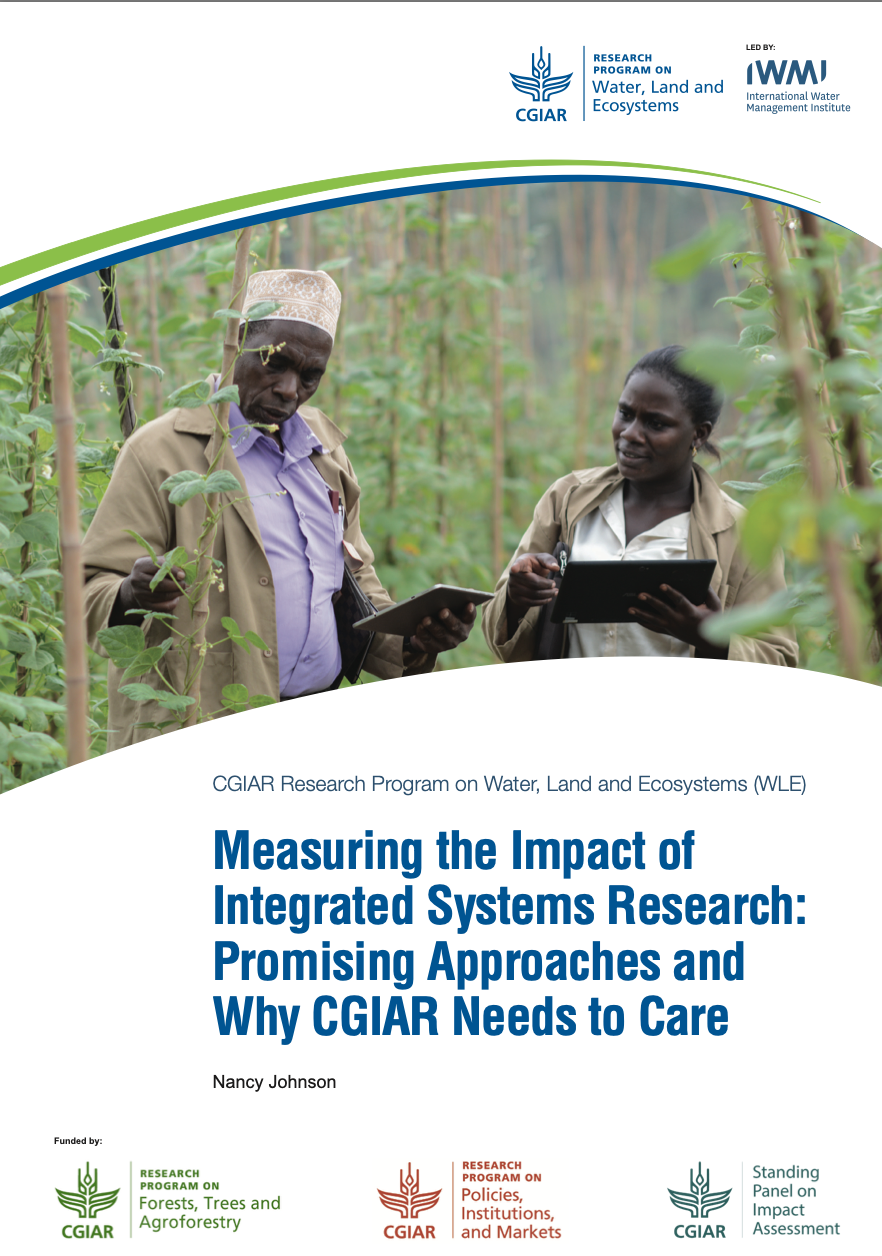 Measuring the Impact of Integrated Systems Research: Promising ...